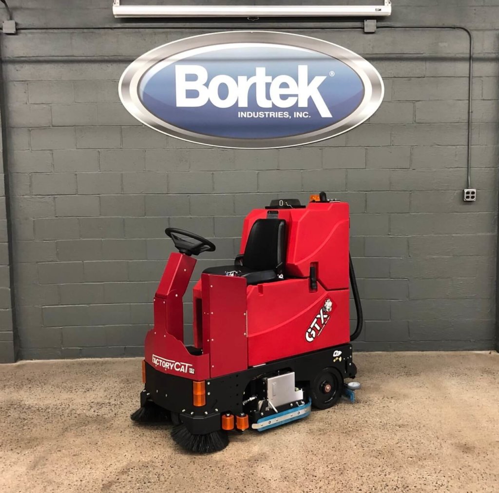 Factory Cat GTX Series Rider Floor Scrubbers - Bortek Industries, Inc.