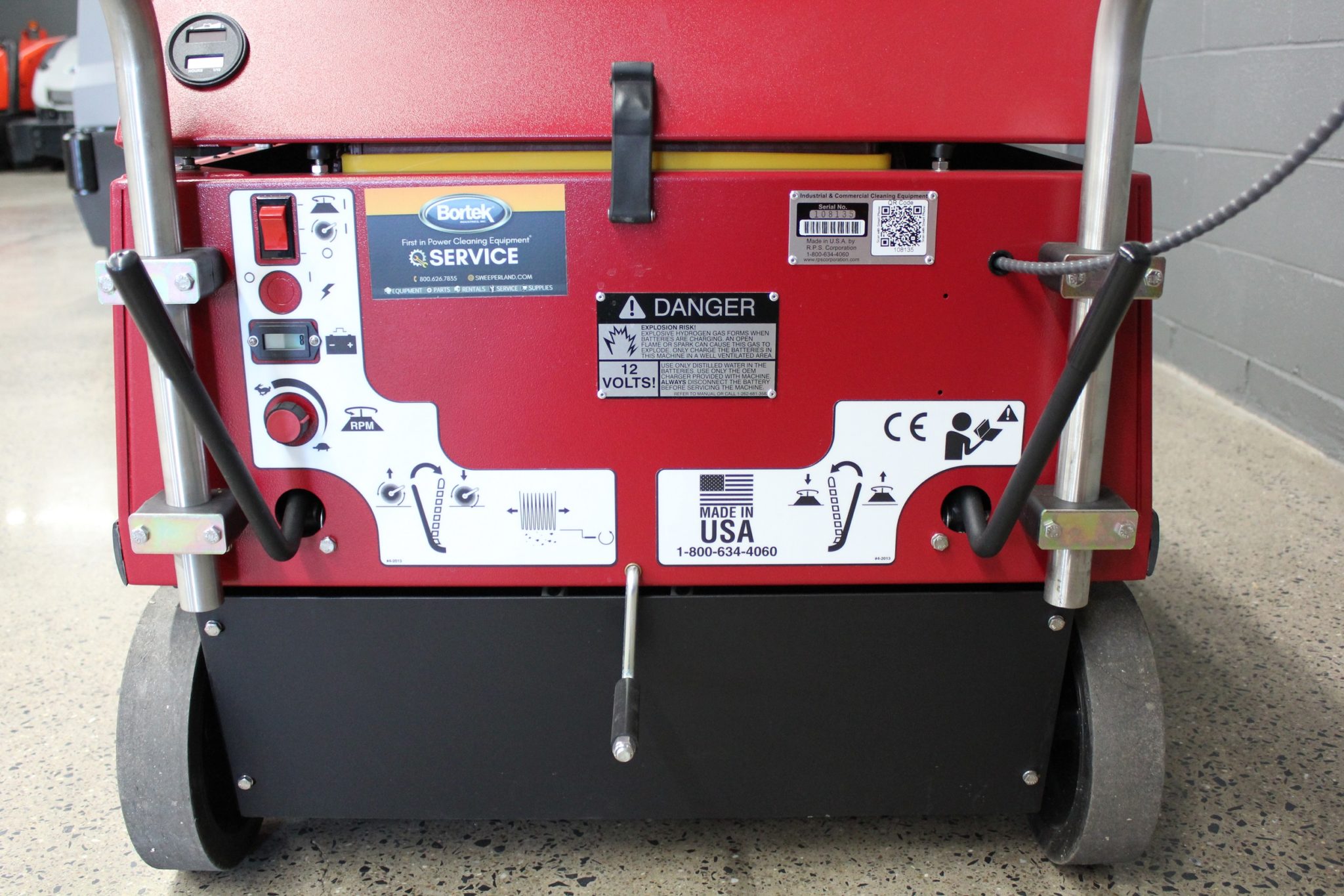 Factory Cat Model 34 - Floor Sweeper - Bortek Industries, Inc.