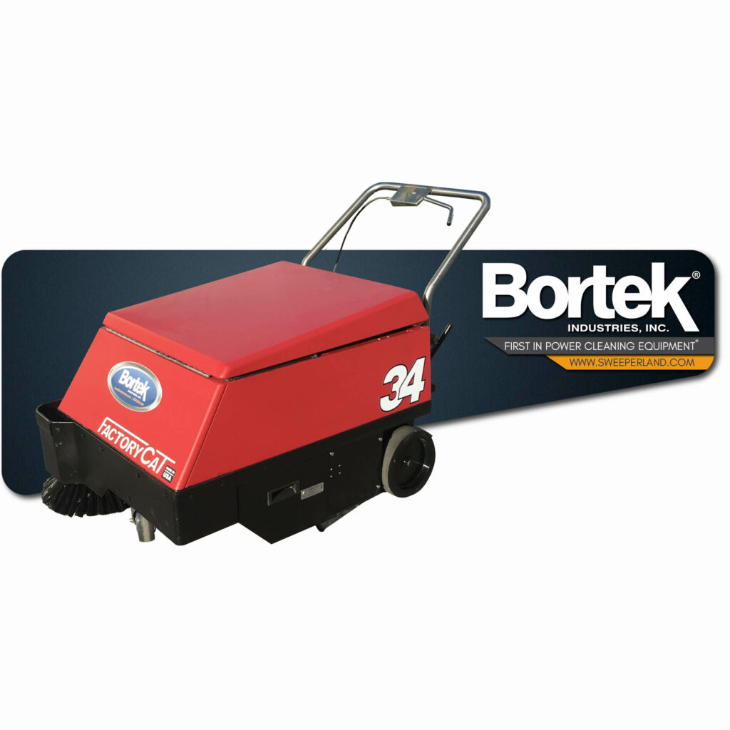 Factory Cat Model 34 - Floor Sweeper - Bortek Industries, Inc.