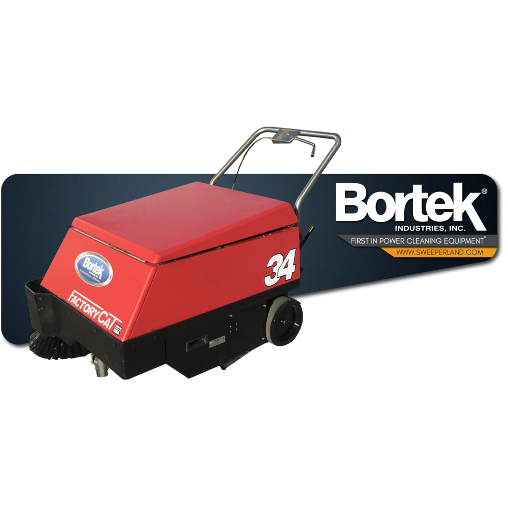Factory Cat Model 34 - Floor Sweeper - Bortek Industries, Inc.