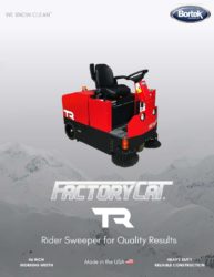 Factory Cat Model TR Floor Sweeper - Bortek Industries, Inc.