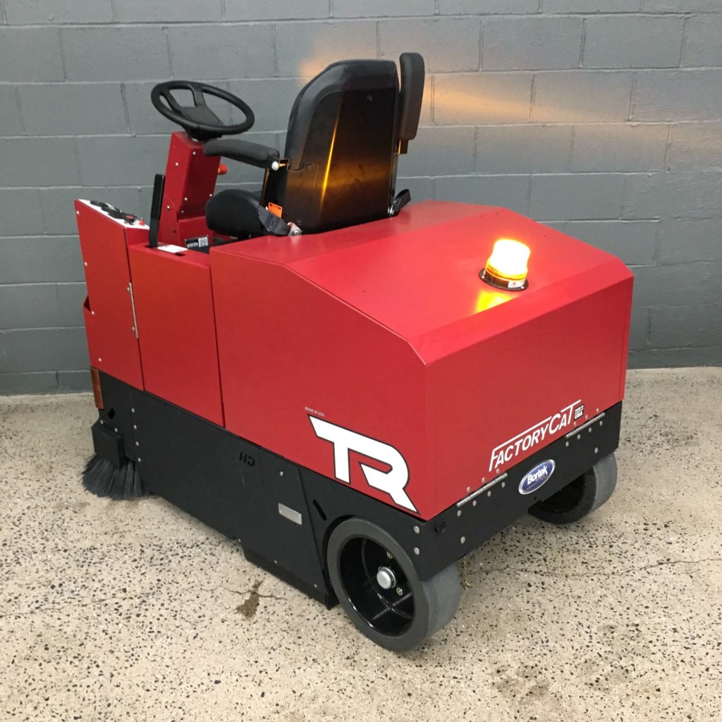 Factory Cat Model TR Floor Sweeper - Bortek Industries, Inc.
