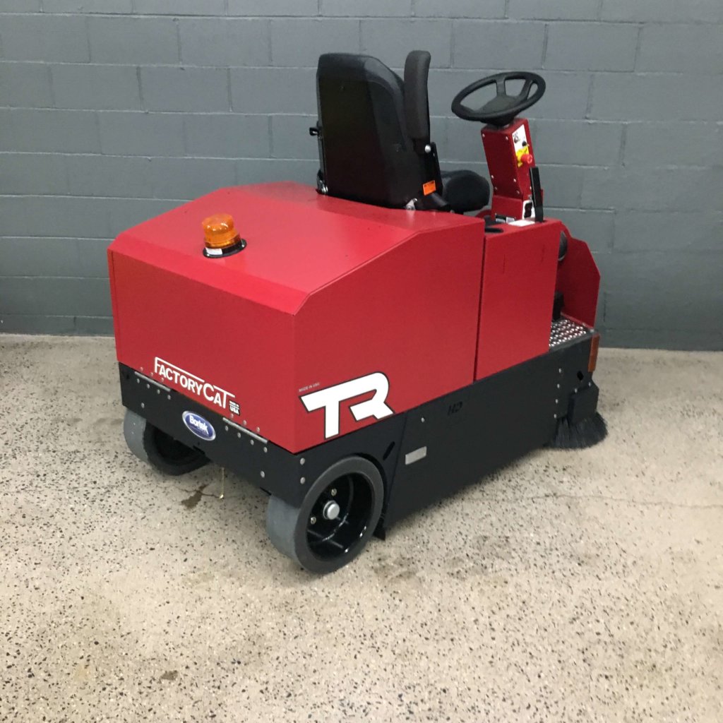 Factory Cat Model TR Floor Sweeper - Bortek Industries, Inc.