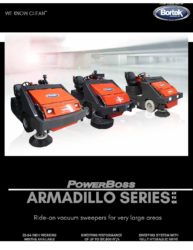 PowerBoss Armadillo 10X Floor Sweeper- Bortek Industries, Inc.