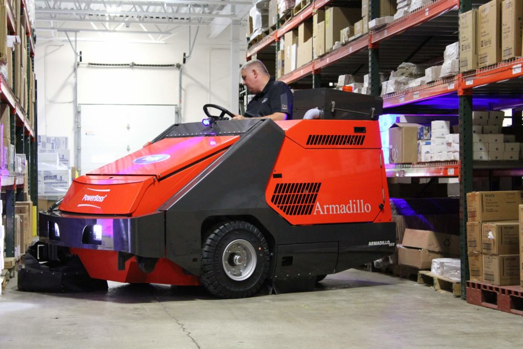 PowerBoss Armadillo 9X Floor Sweeper - Bortek Industries, Inc.