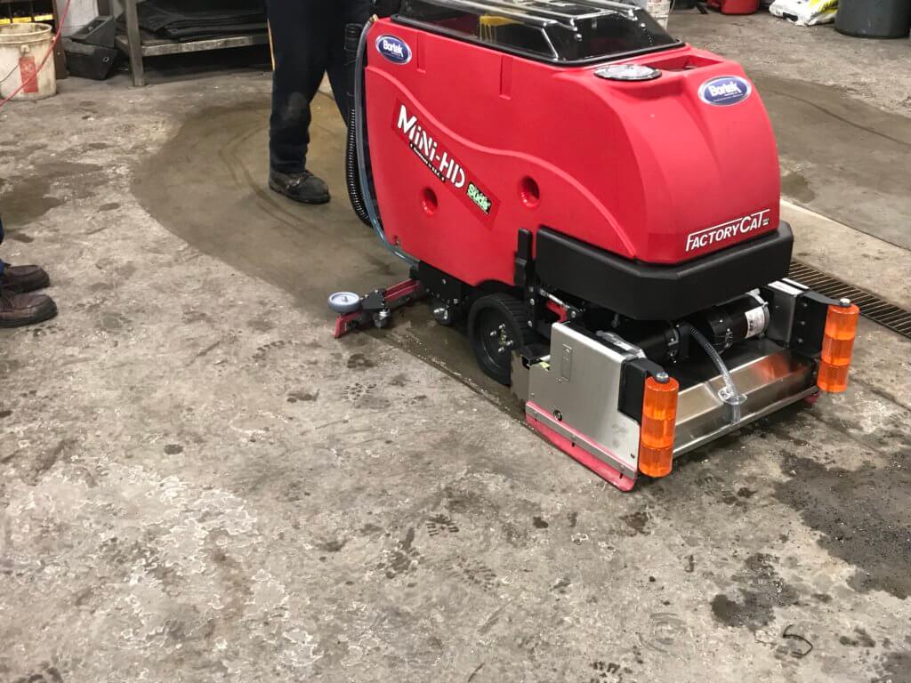 Factory Cat Mini-HD Floor Scrubber - Bortek Industries, Inc.