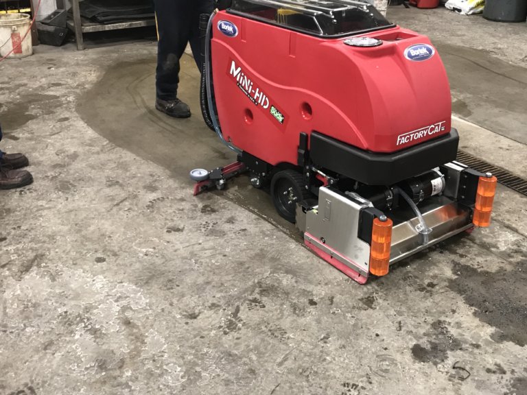 Factory Cat Mini-HD Floor Scrubber - Bortek Industries, Inc.