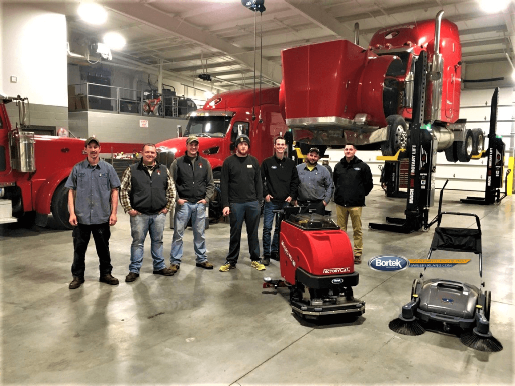 Factory Cat Micro-HD Walk Behind Scrubber - Bortek Industries, Inc.