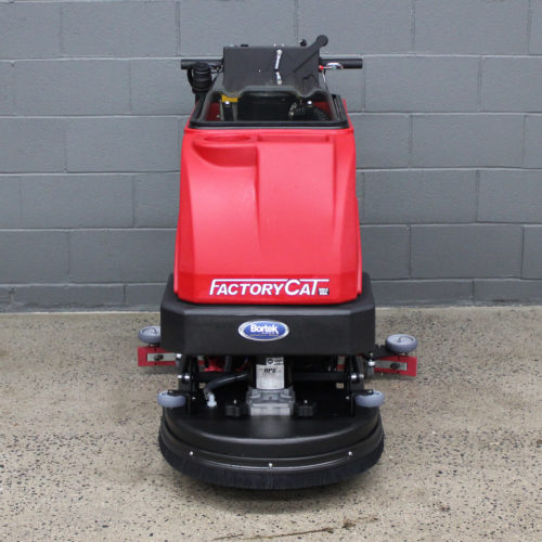 Factory Cat Micro-HD Walk Behind Scrubber - Bortek Industries, Inc.