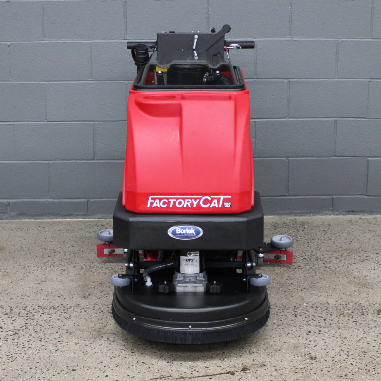 Factory Cat Micro-HD Walk Behind Scrubber - Bortek Industries, Inc.