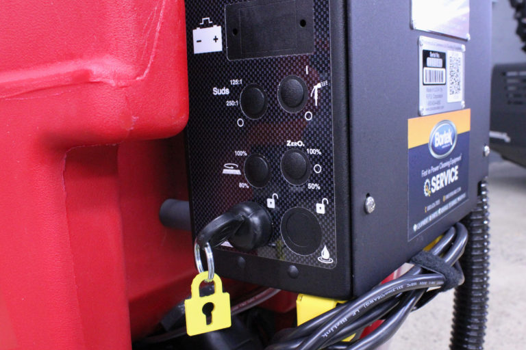 Factory Cat Micro-HD Walk Behind Scrubber - Bortek Industries, Inc.