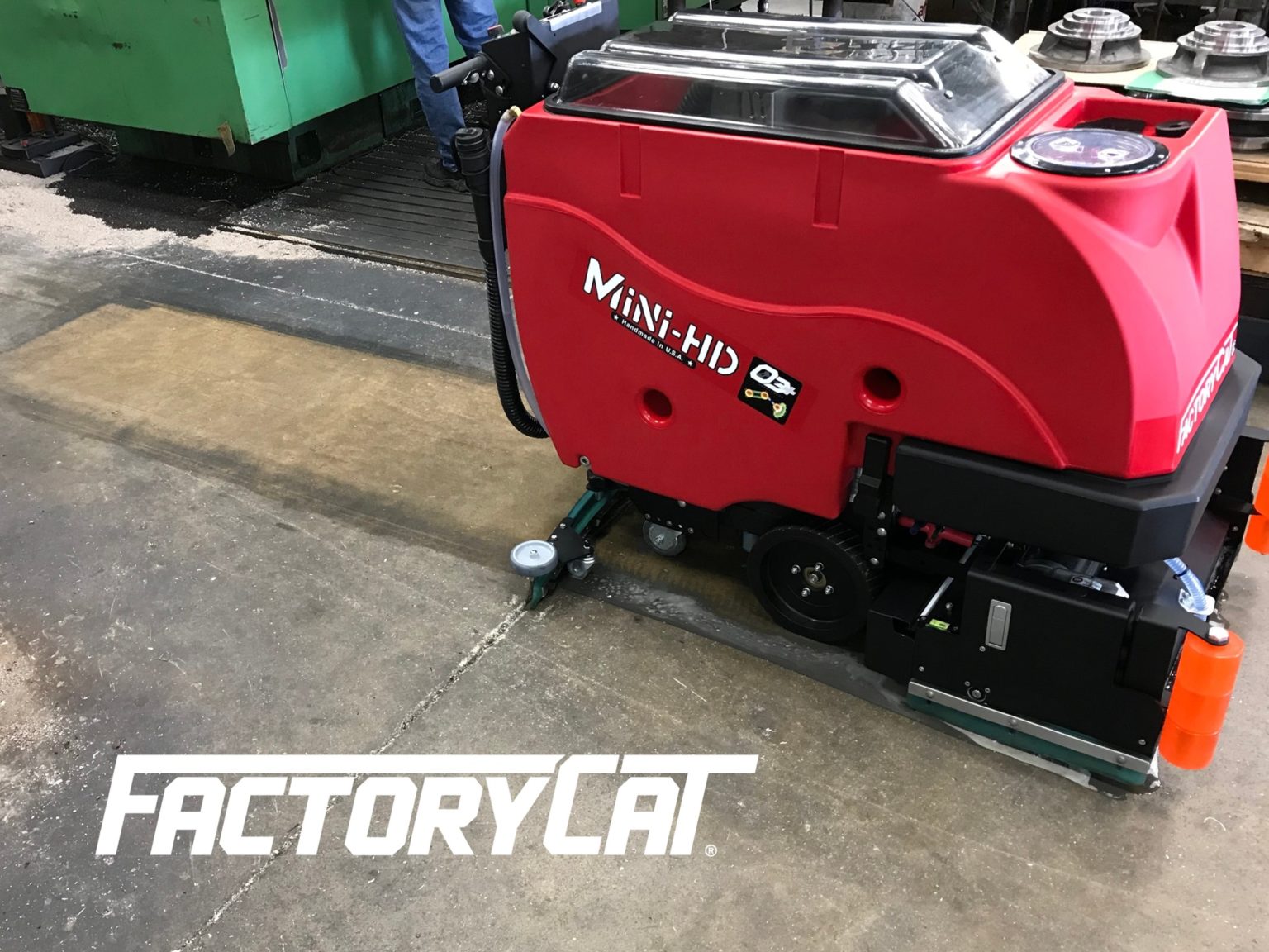Factory Cat Mini-HD Floor Scrubber - Bortek Industries, Inc.