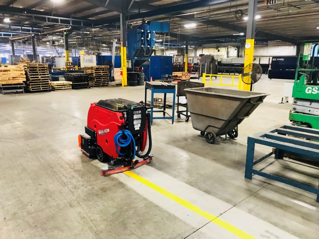 Factory Cat Mini-HD Floor Scrubber - Bortek Industries, Inc.