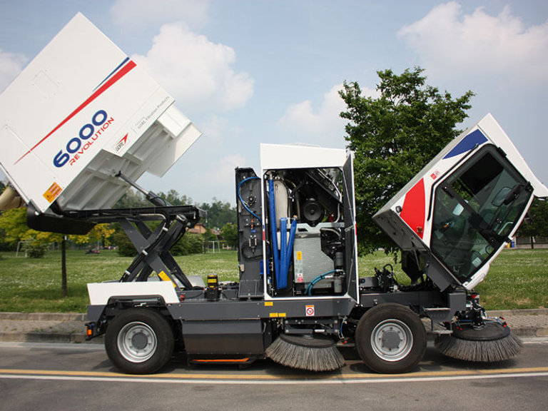 Dulevo 6000 Revolution Street Sweeper- Bortek Industries, Inc.