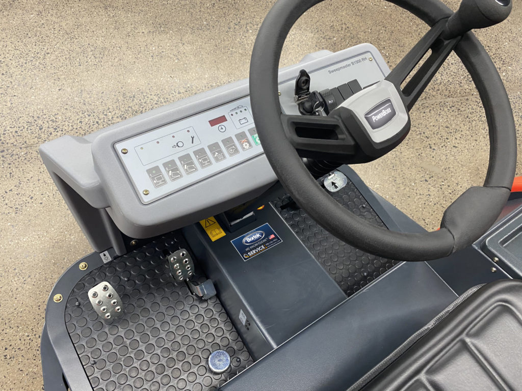 PowerBoss SweepMaster 1500 RH Sweeper - Bortek Industries, Inc.