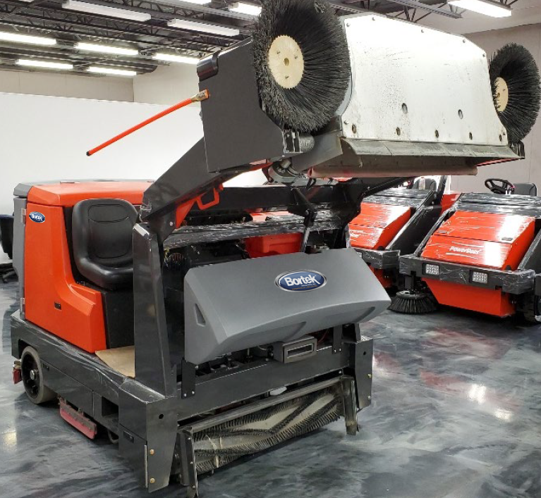 PowerBoss Nautilus Battery Sweeper/Scrubber - Bortek Industries, Inc.