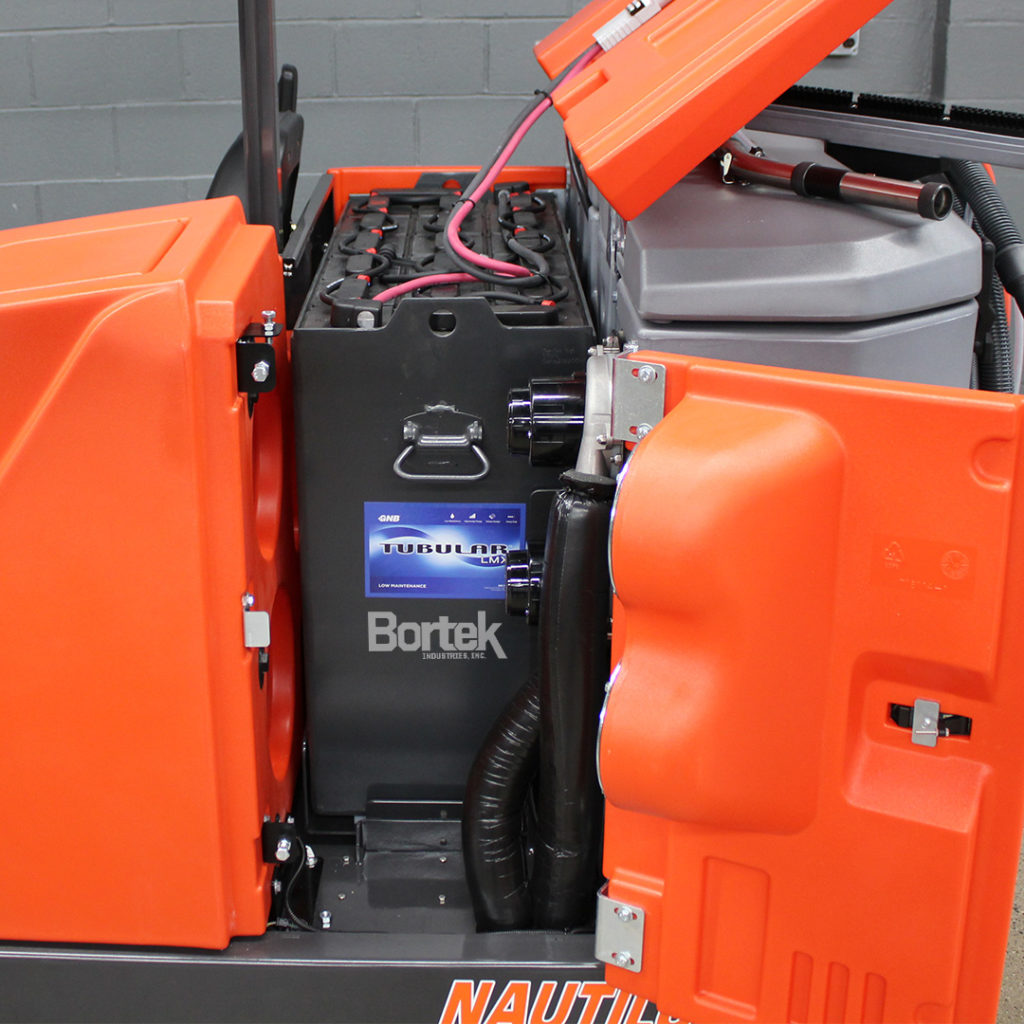 PowerBoss Nautilus Battery Sweeper/Scrubber - Bortek Industries, Inc.