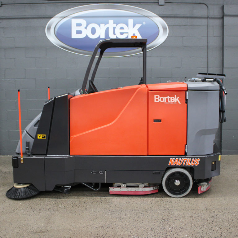 PowerBoss Nautilus Battery Sweeper/Scrubber - Bortek Industries, Inc.