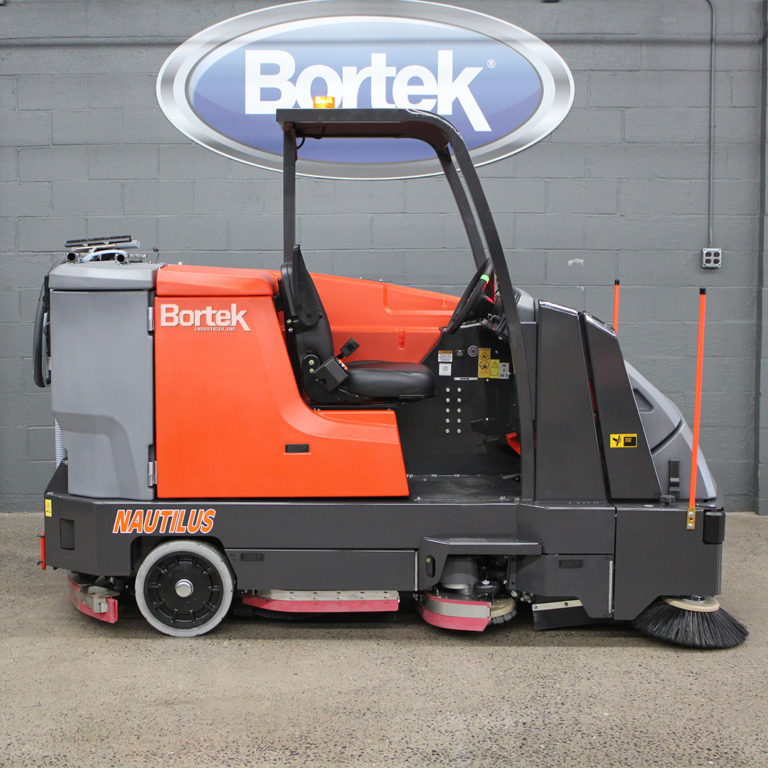 PowerBoss Nautilus Battery Sweeper/Scrubber - Bortek Industries, Inc.