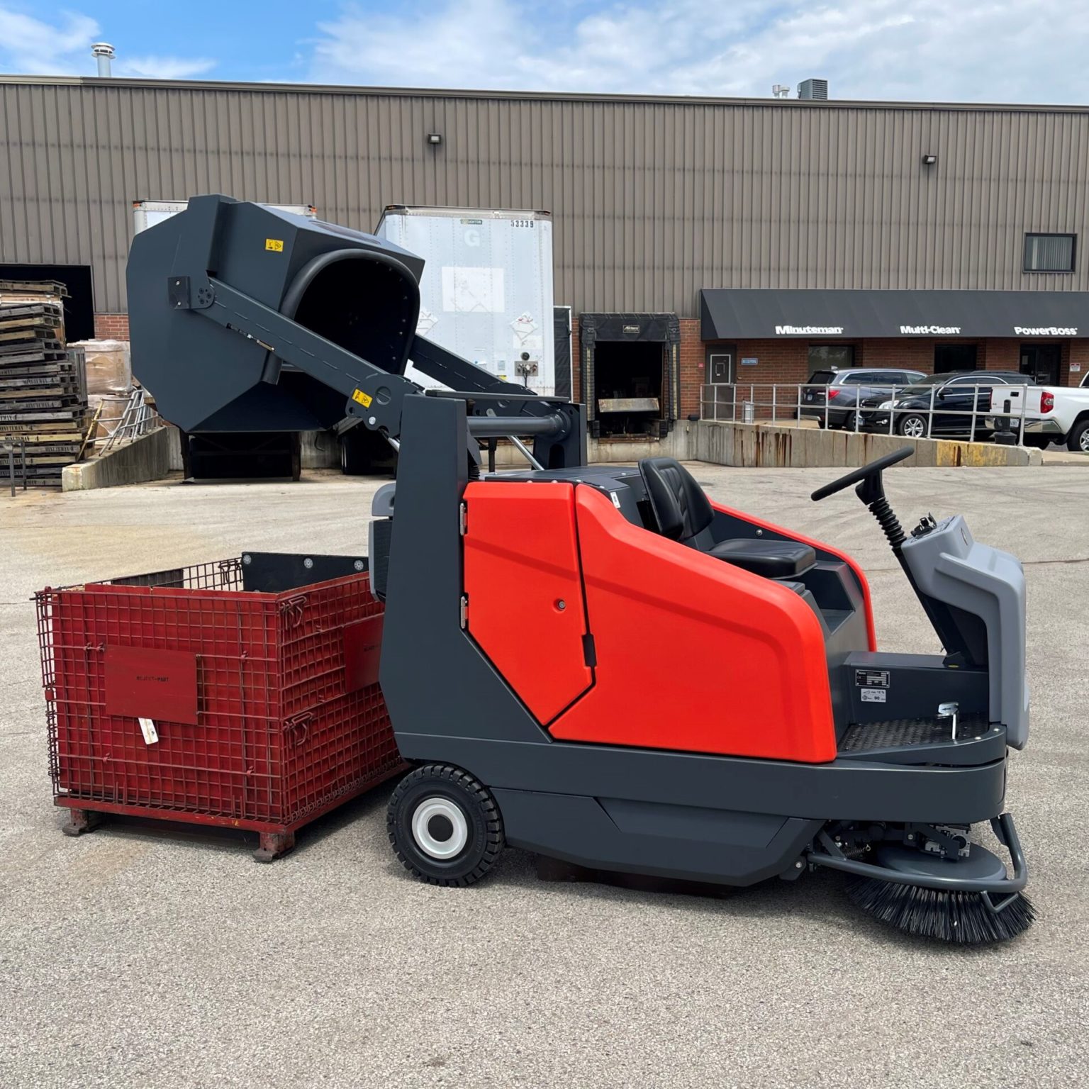 PowerBoss SweepMaster 1500 RH Sweeper - Bortek Industries, Inc.