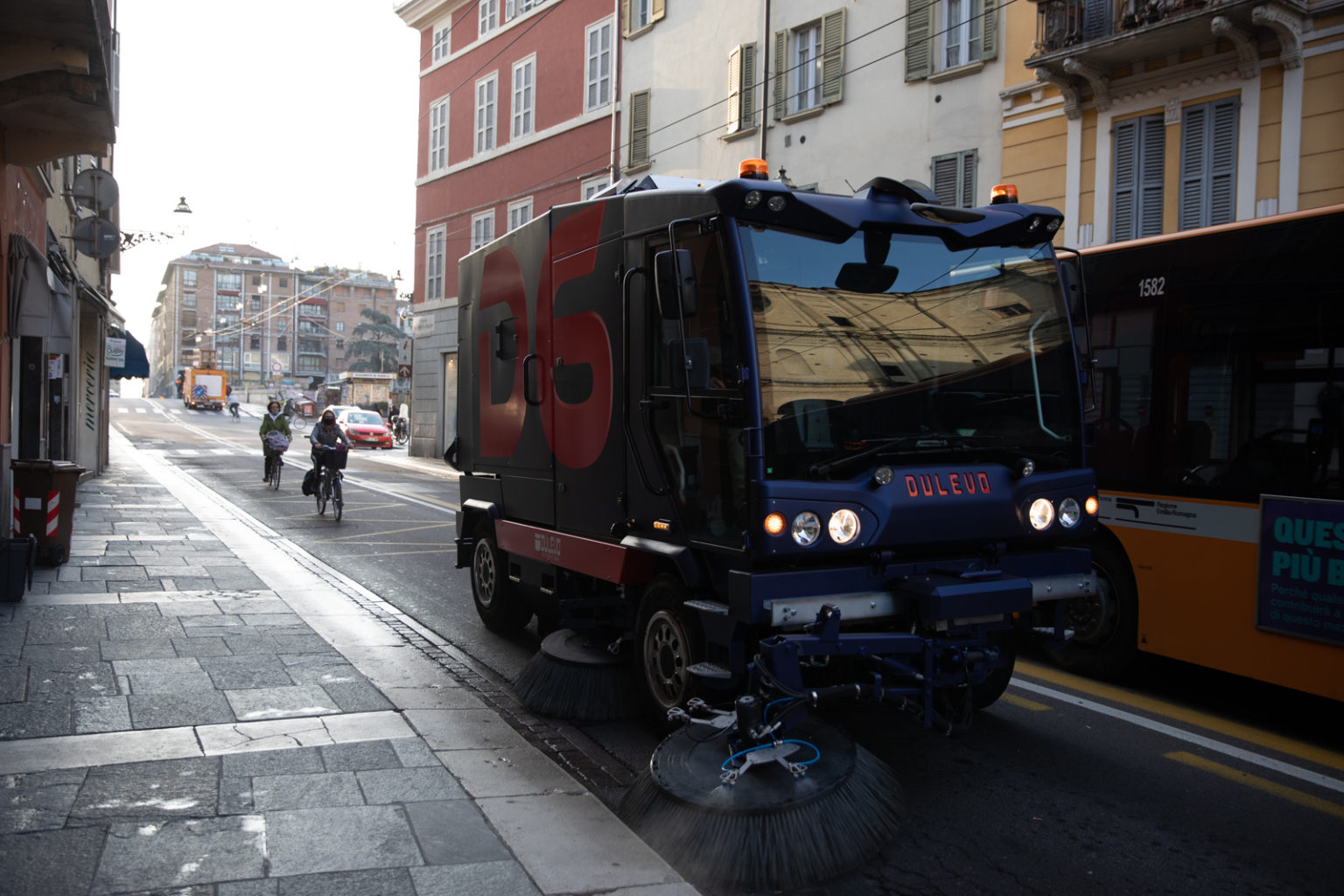 Dulevo D6 Street & Parking Lot Sweeper- Bortek Industries, Inc.
