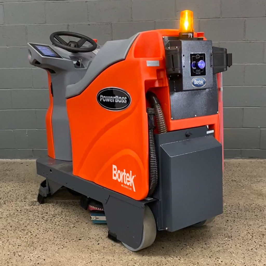 PowerBoss ScrubMaster AMR Autonomous Robot Scrubber | Bortek