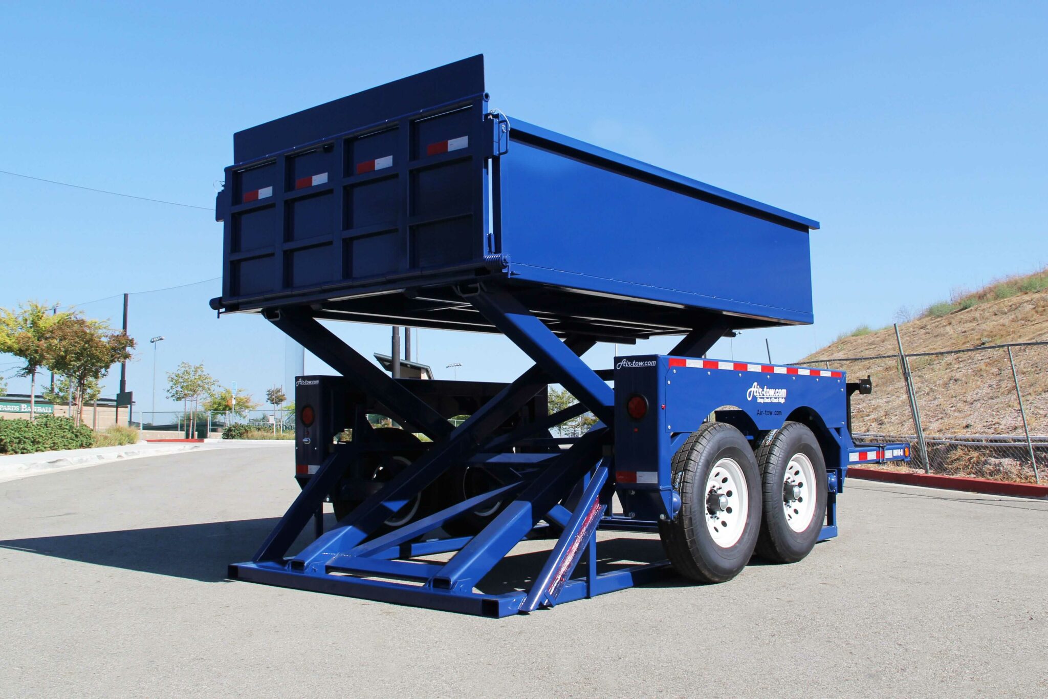 Air-Tow DH-10 Dock Height Trailer - Bortek Industries, Inc.®
