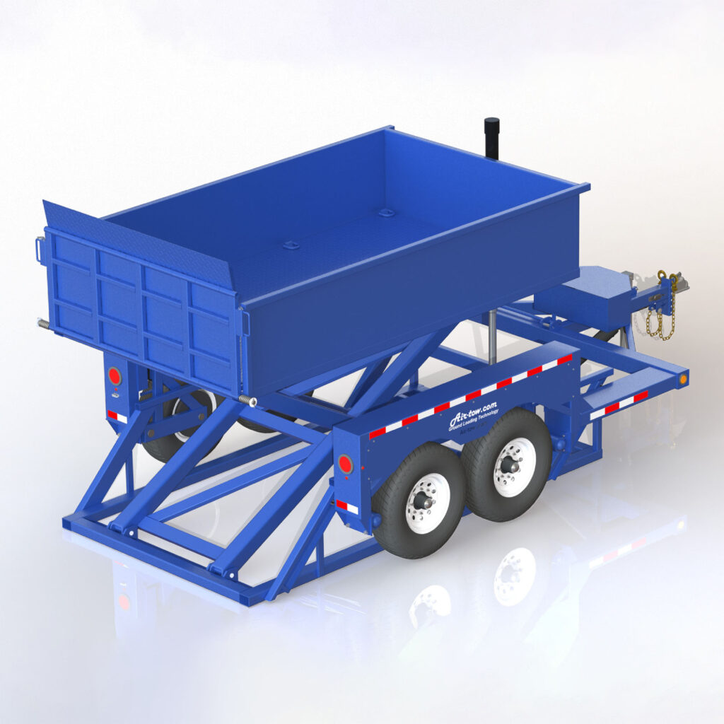 Air-Tow DH-10 Dock Height Trailer - Bortek Industries, Inc.®
